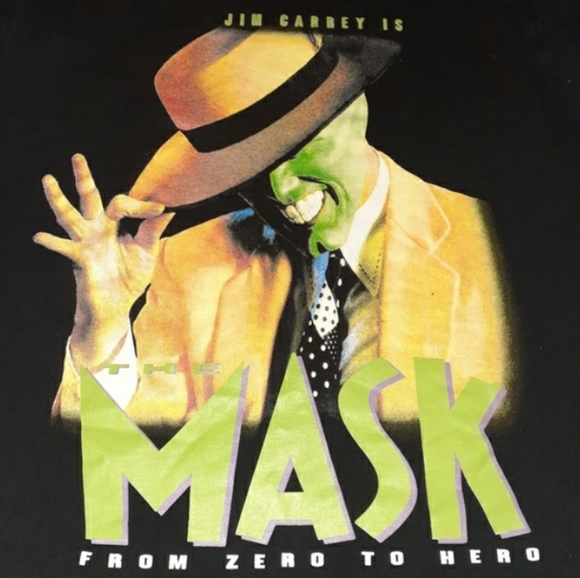 Vintage | Shirts | 9s The Mask Vintage Shirt Tee Jim Carrey | Poshmark
